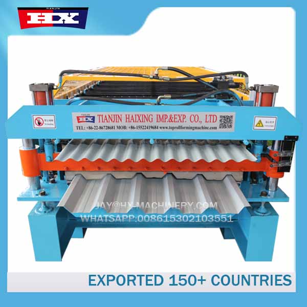 1064 corrugated iron roofing sheet making machine price